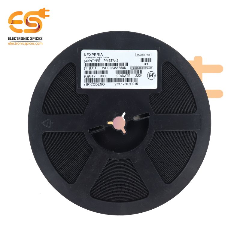 PMBTA42 100mA NPN Transistors 300V SOT-23 Package Pack of 3000 ...