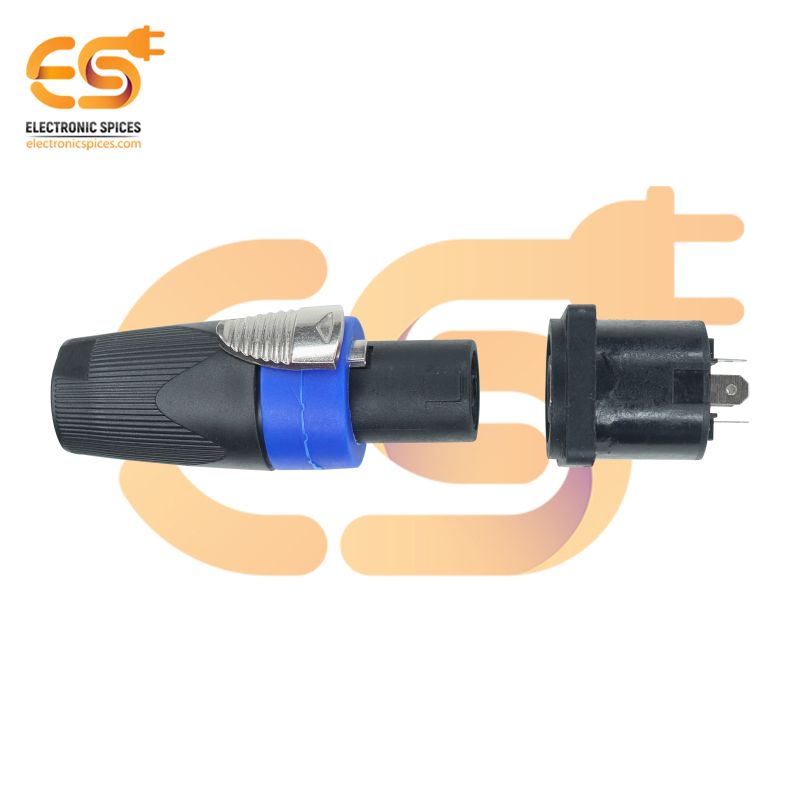 Buy NL4FC 220V 4 Pole Male Speakon Plug Audio Female Connector at ...