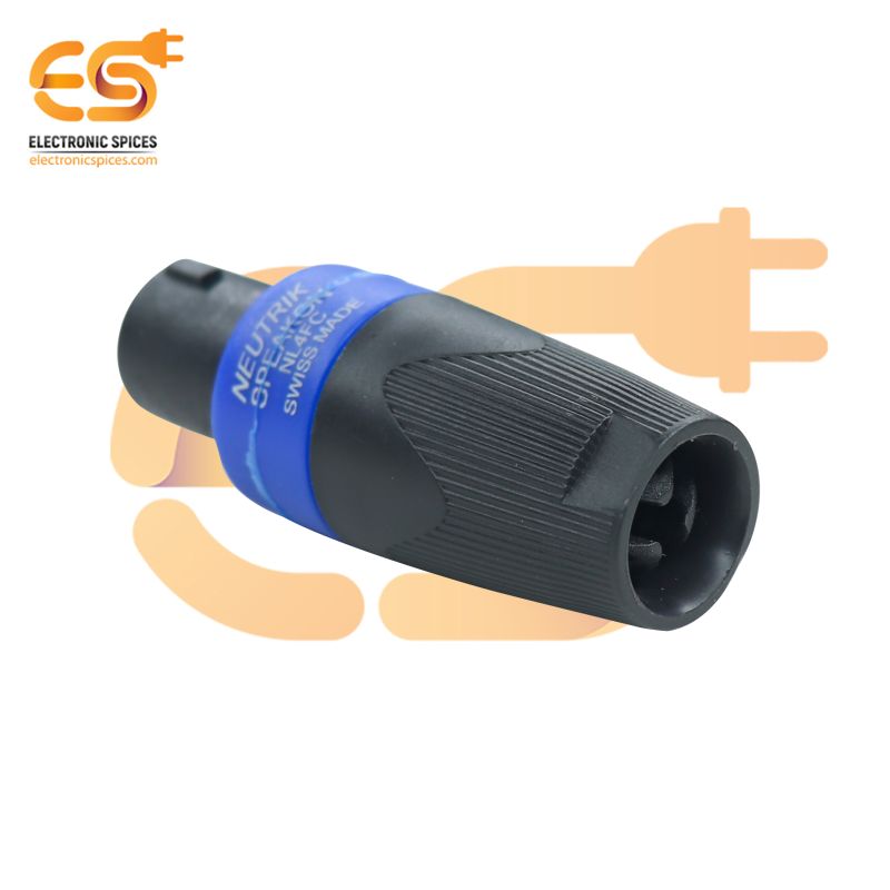 Buy NL4FC 220V 4 Pole Male Speakon Plug Audio Connector at Electronic ...