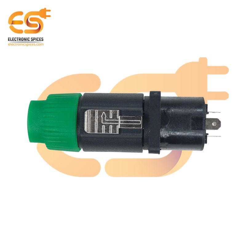 Buy NL4FC 4-Pole Speakon Male Cable Connector with Female Connector (Green)