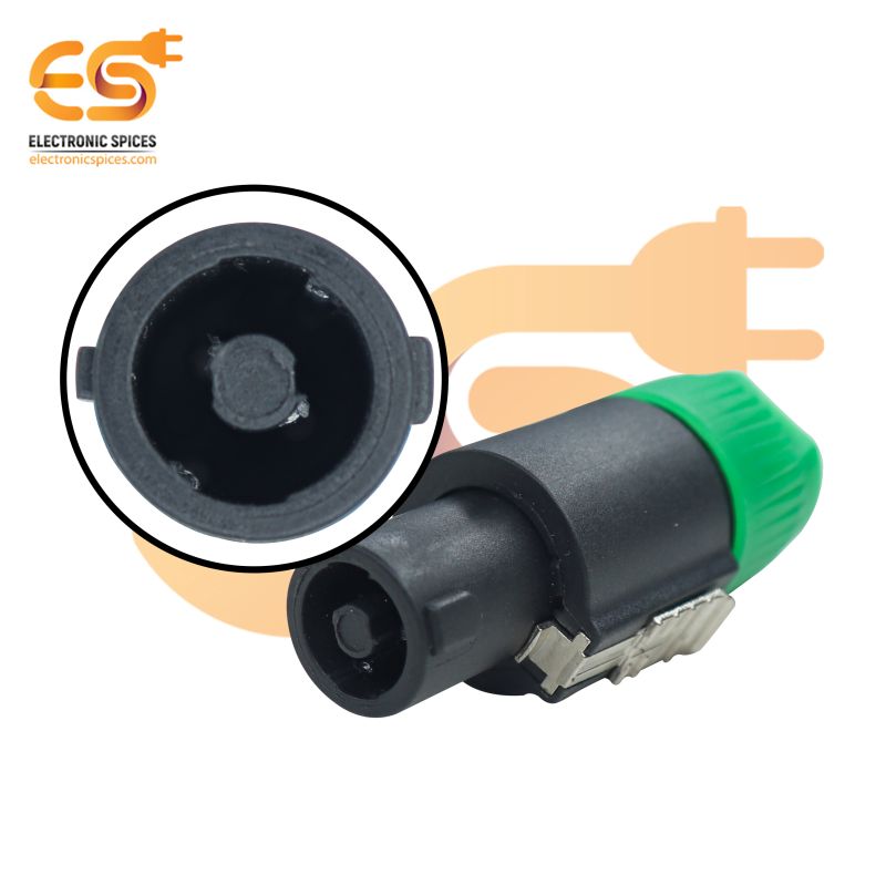 Buy NL4FC 4-Pole Speakon Male Cable Connector with Female Connector (Green)