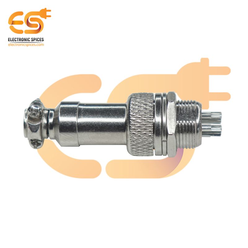 GX12 4-Pin 5A Male and Female Metal Aviation Connector Pack | Single ...
