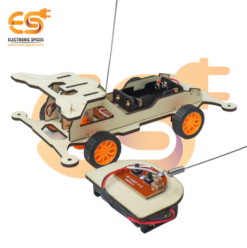 Buy Creative Toy Diy Wireless Remote Control Wooden Racing Car Model ...