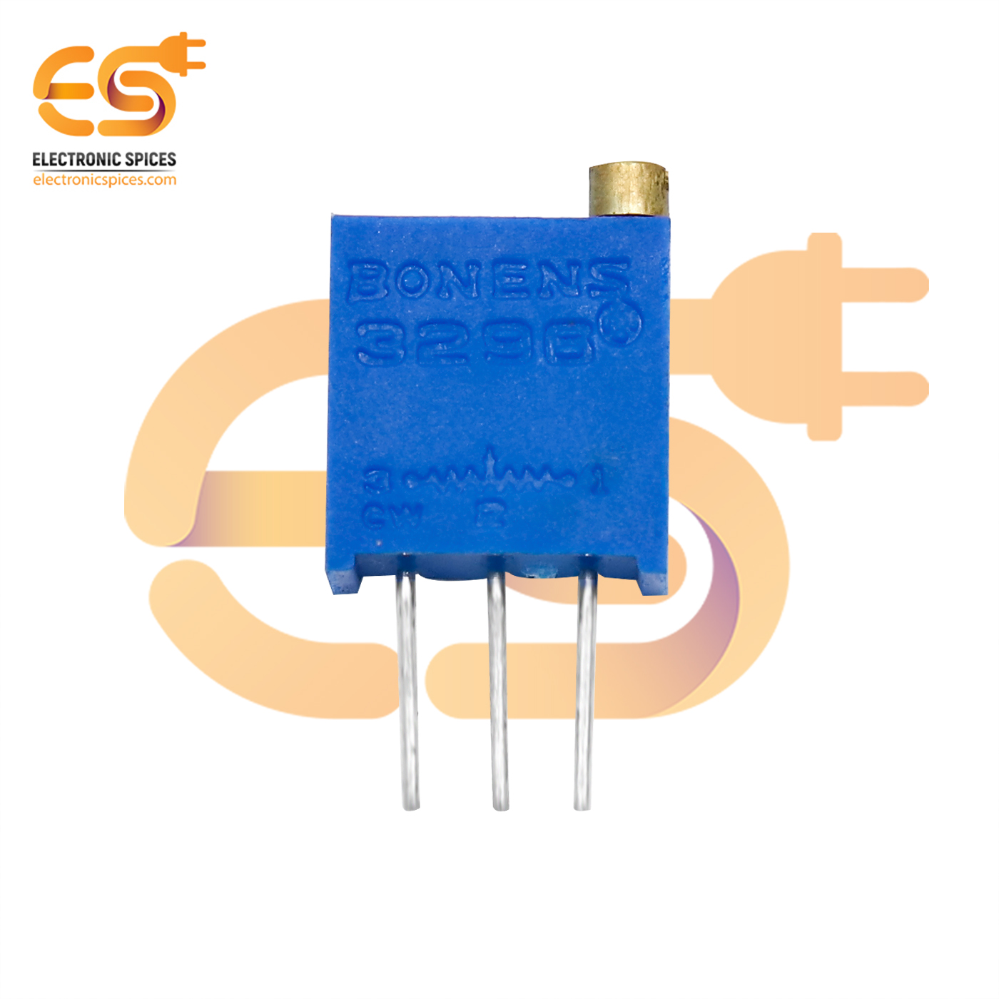 Buy 5K ohm multi turn trimpot variable resistor 3296W-1-502LF