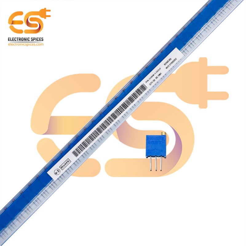 Buy 5K ohm multi turn trimpot variable resistors 3296W-1-502LF
