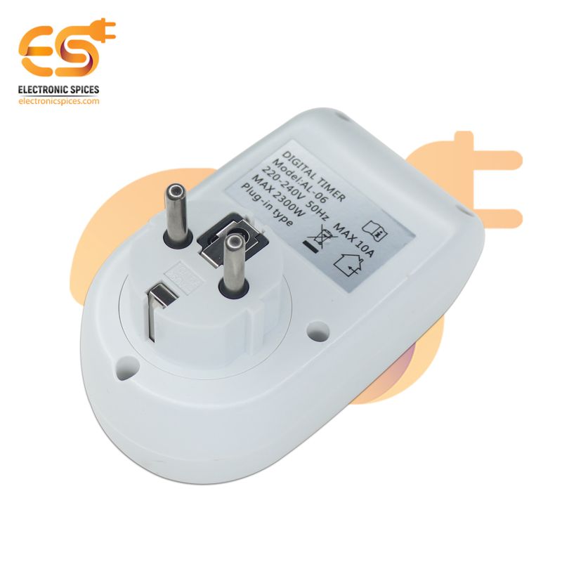 220V-240V 10A Digital LCD Timer Socket Switch | Multifunctional Plug