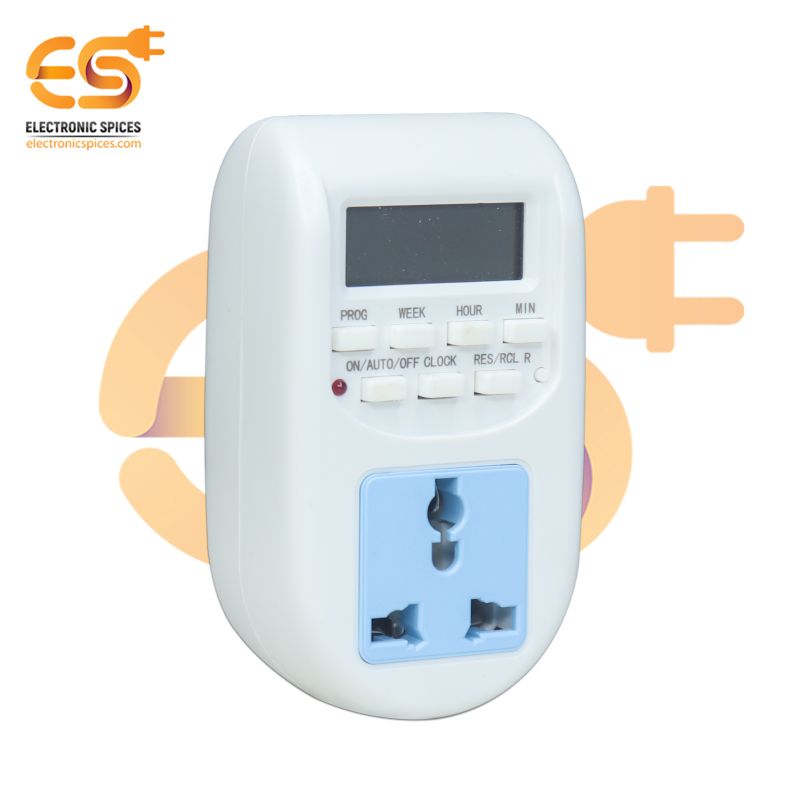 220V-240V 10A Digital LCD Timer Socket Switch | Multifunctional Plug