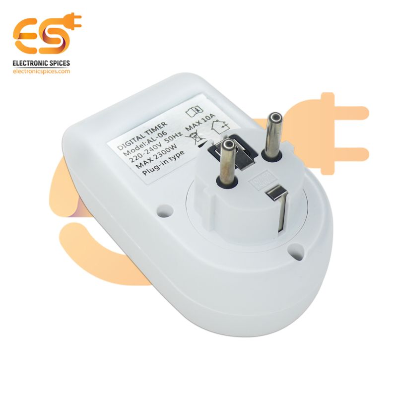 220V-240V 10A Digital LCD Timer Socket Switch | Multifunctional Plug