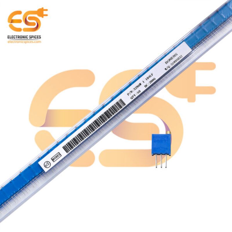 Buy 100K ohm multi turn trimpot variable resistors pack of 50