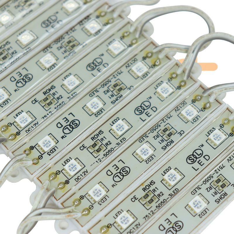 Buy 12V 5050 Blue Color SMD LED Light Strip Module Pack of 10