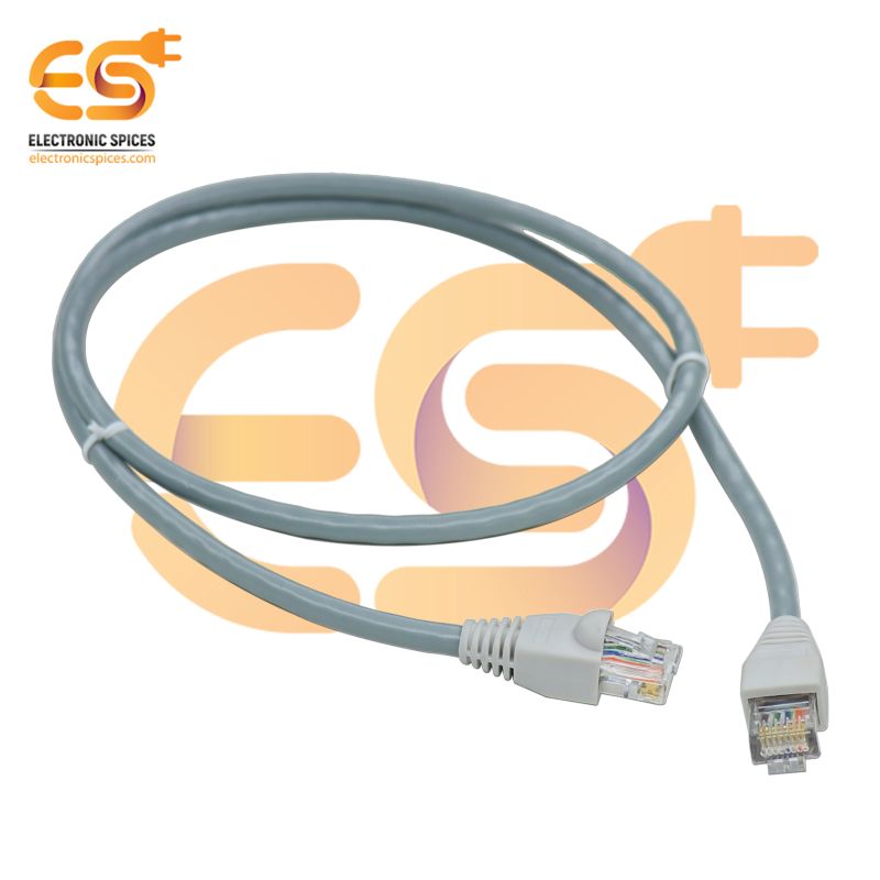 Buy RJ45 CAT6 Ethernet Patch LAN Network Cable, 1M, Grey