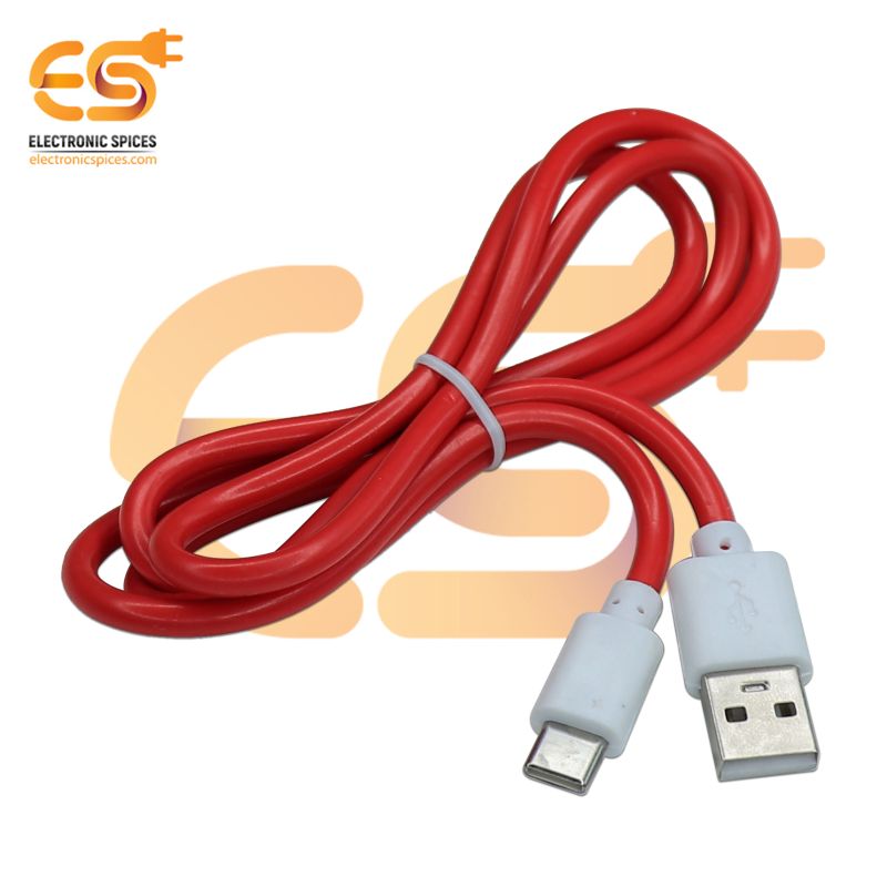 Buy C- Type Cable Fast Charging USB Cable Connector ( Red),