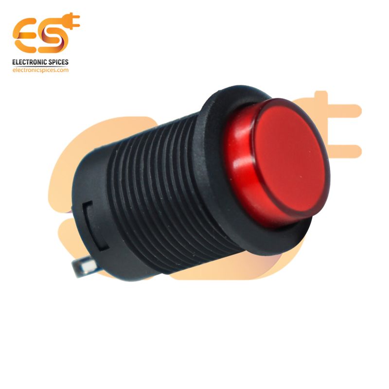Buy 3A 250V On and OFF Self Lock Momentary Push Button Red Color Pack ...