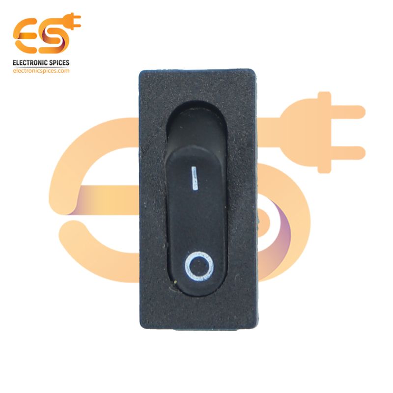 Buy T85 4A 250V Black Color 2 Pin Rocker Switch Pack of 100.