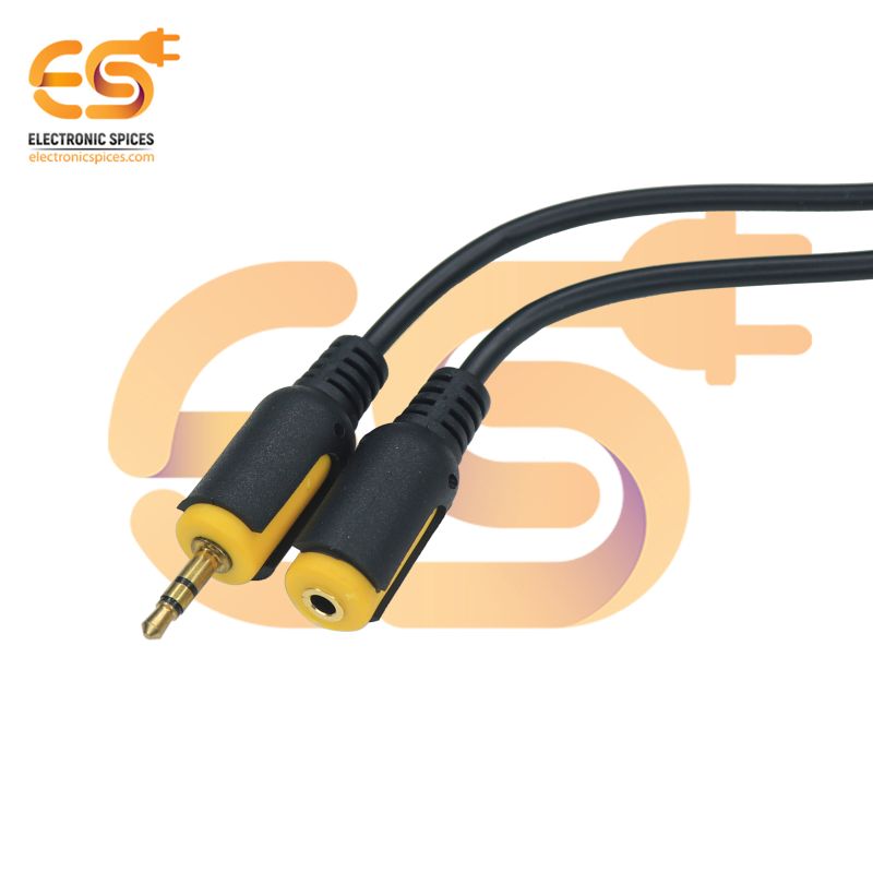 Buy 3.5mm Male to Female Audio Stereo Aux Cable - 1.5 Meter Length