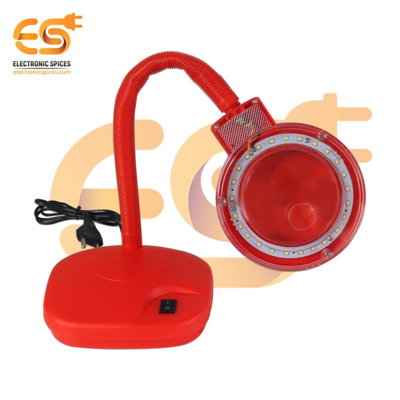 Stylish Red LED Reading Table Lamp at Electronic Spices