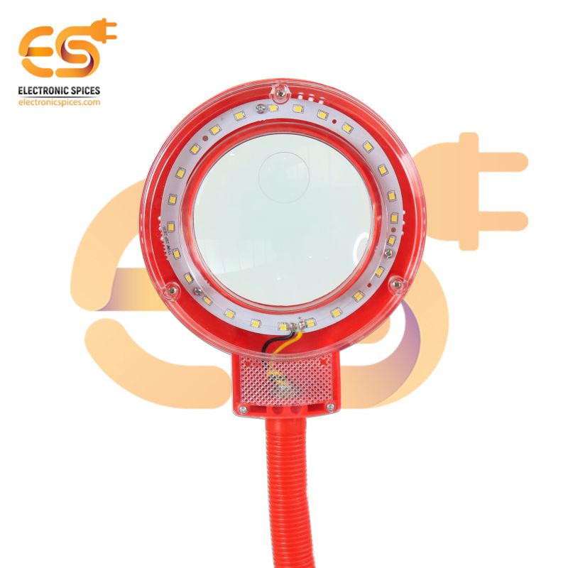 Stylish Red LED Reading Table Lamp at Electronic Spices