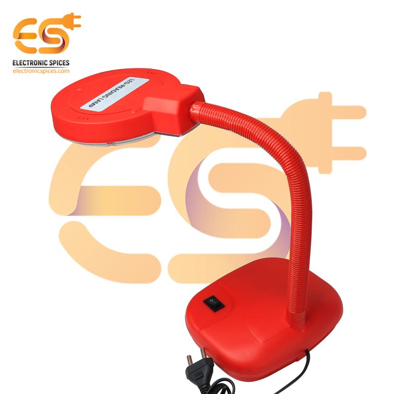Stylish Red LED Reading Table Lamp at Electronic Spices