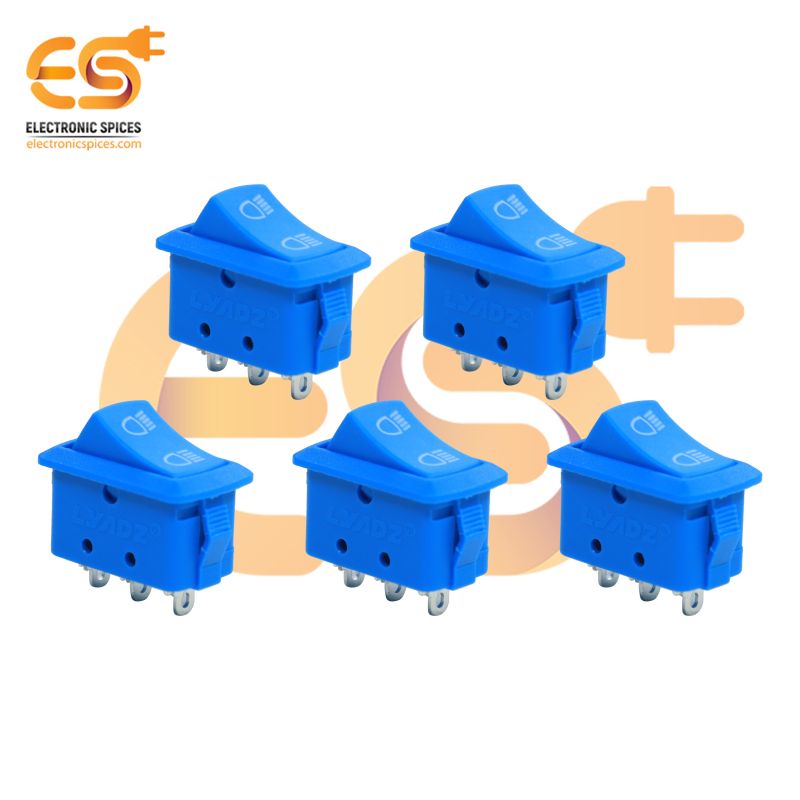Buy Headlight High- Low Beam Pass Overtaking Rocker Switch Pack of 5 ...