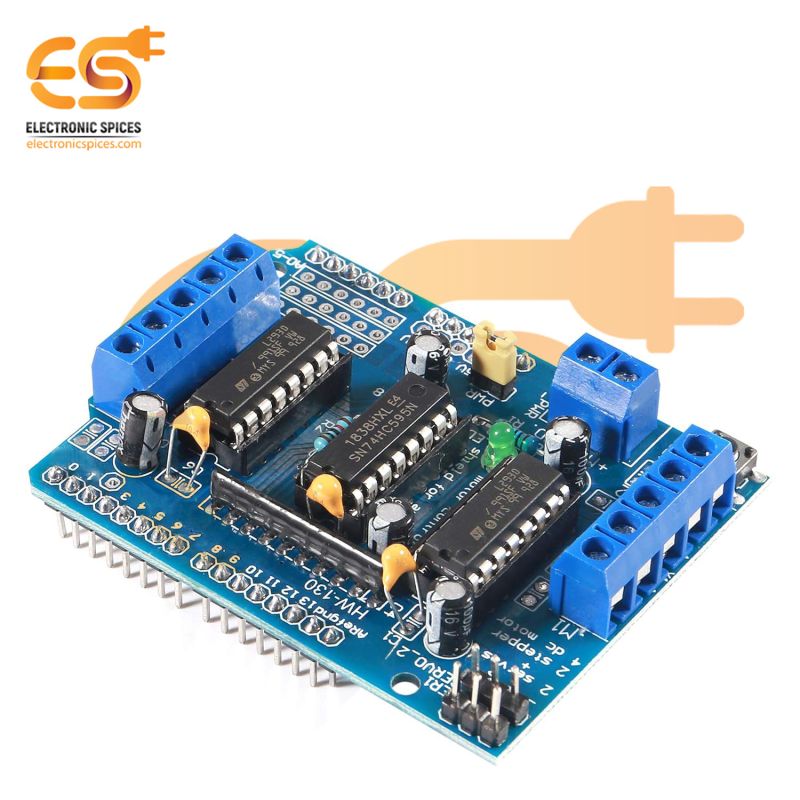 Buy Combo of L293D Motor Driver and BO Motor With Rubber Wheels ...