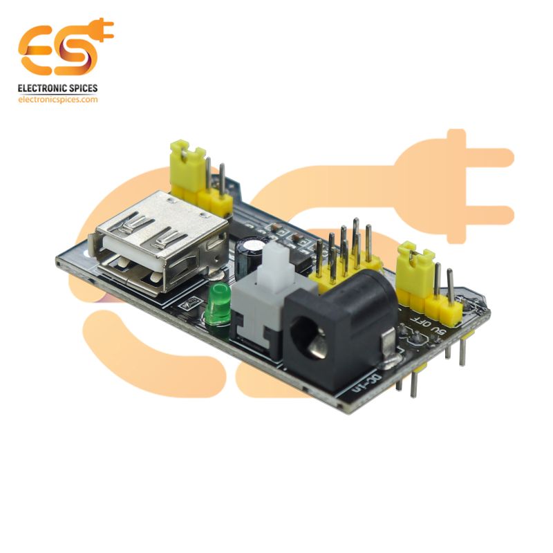 Buy Combo of Power Supply Module With Jumper Wire and Battery Clip, 830 ...