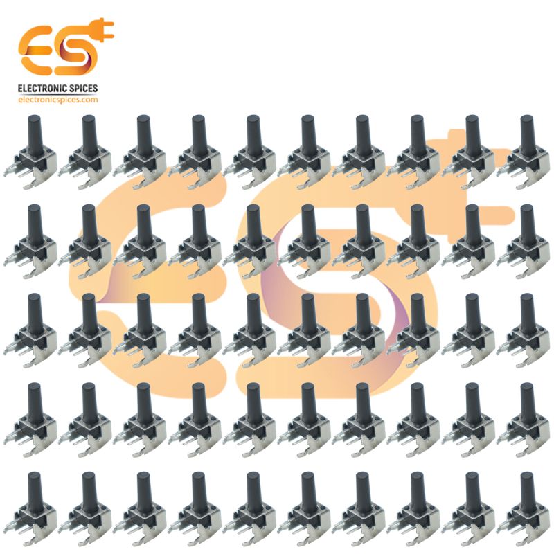 Buy 4 Pin Right Angle Push Button Momentary Tactile Switch Pack of 1000 ...