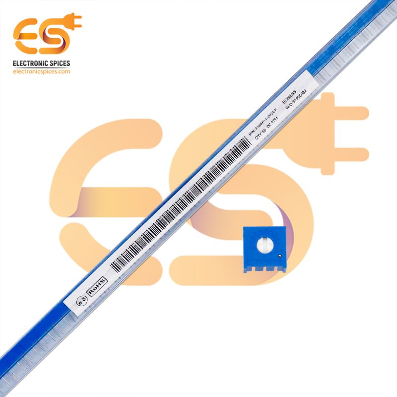 Buy 2K ohm single turn trimpot variable resistors pack of 50