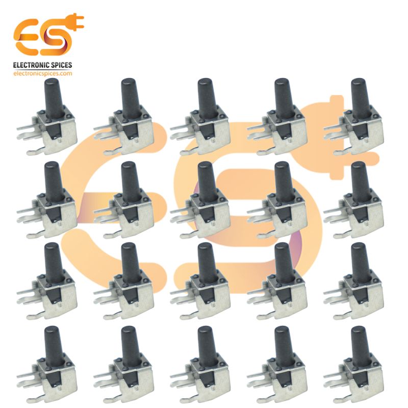 6*6*11mm 4 Pin Right Angle Push Button Momentary Tactile Switch Pack of 100