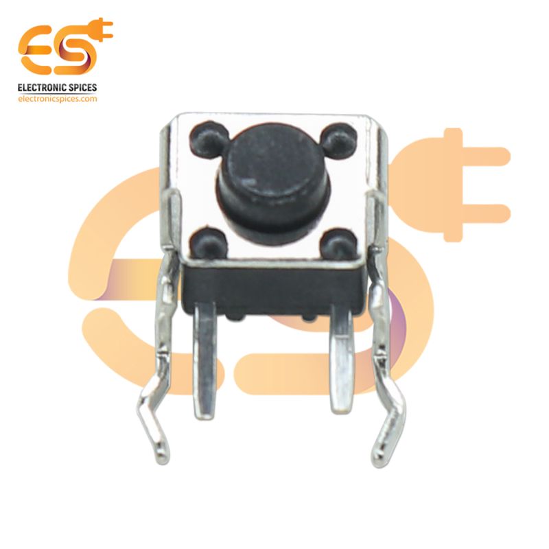 6*6*5mm 2 Pin Right Angle Push Button Momentary Tactile Switch Pack of ...