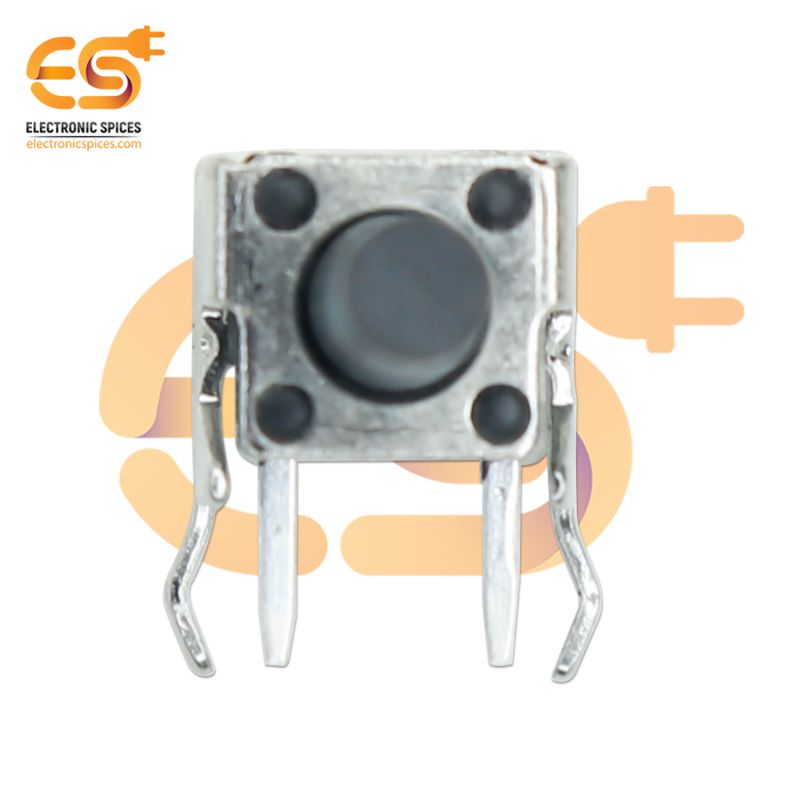 6*6*5mm 2 Pin Right Angle Push Button Momentary Tactile Switch Pack of ...