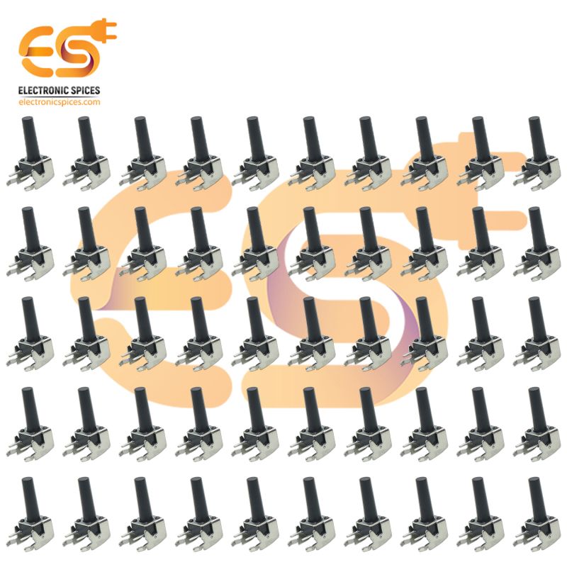 Buy 6x6x15mm 2-Pin Right Angle Push Button Tactile Switches, Pack of ...