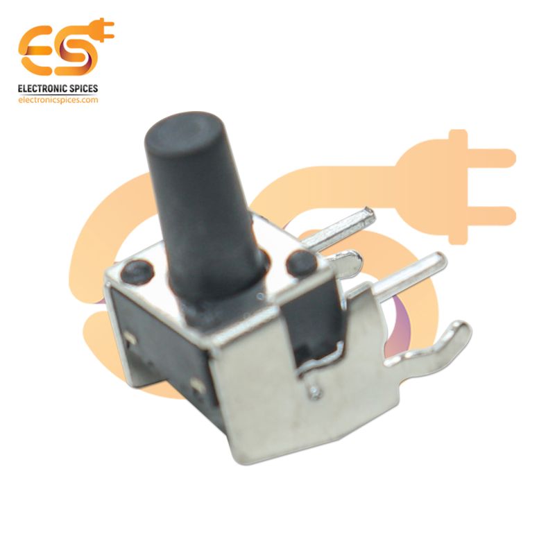 Buy 6x6x9.5mm 2-Pin Right-Angle Push Button Momentary Tactile Switch ...