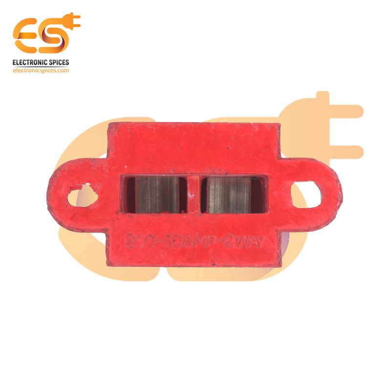 Buy BSO 60 Amp 2 - Way Bakelite Terminal Connector | Electronicspices