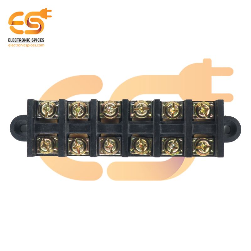 Buy BSO 60 Amp 6-Way Bakelite Terminal Connector Black Color