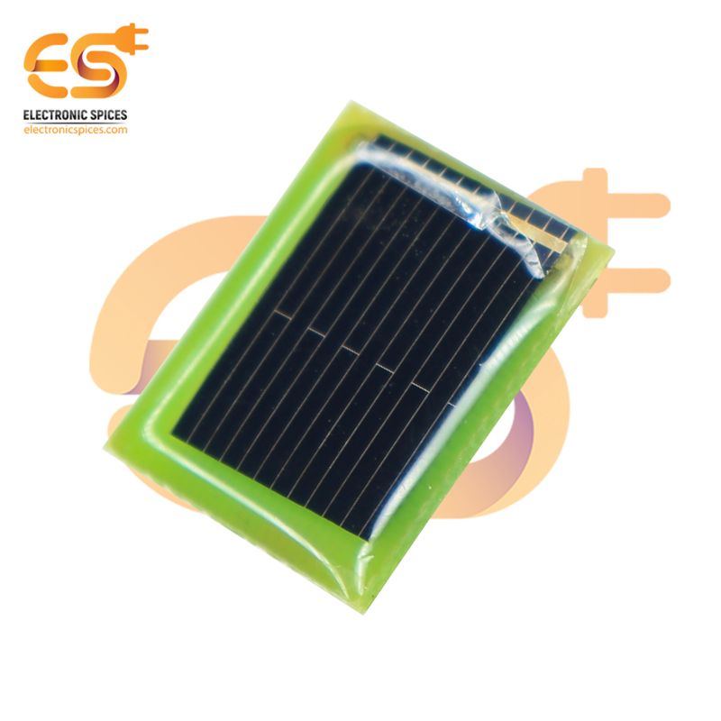 Buy 23mm x 20mm 0.5V 150mAh Rectangle Shape Mini Solar Panel, Pack of 1 ...