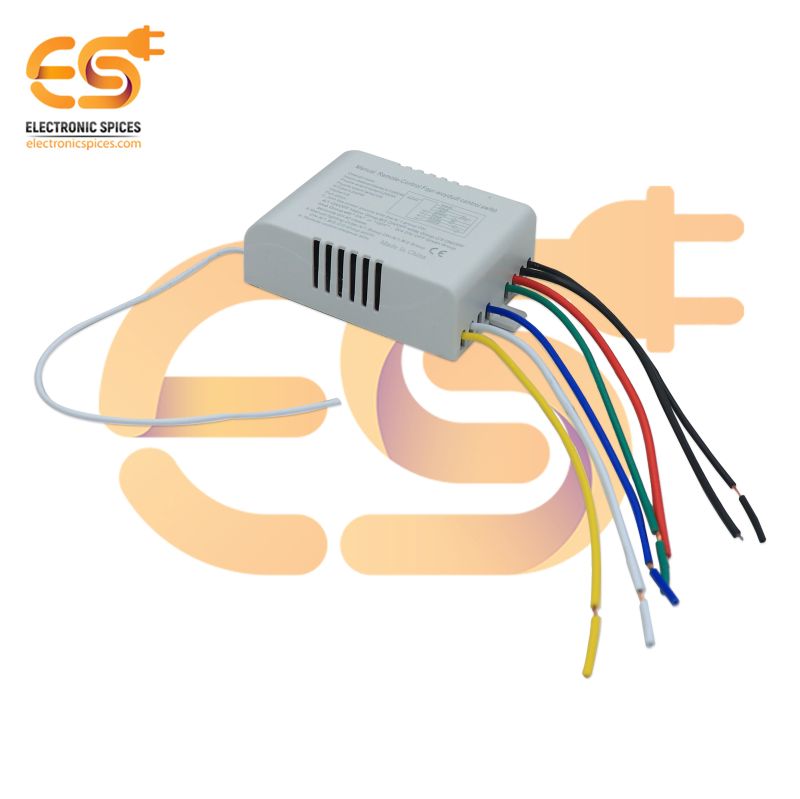 Buy 220V 4 Way RF Remote Control Switch | Multicolor Light Control at ...