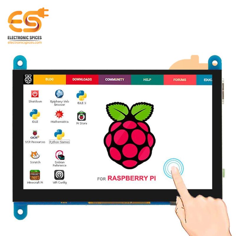 Buy 5-Inch Raspberry Pi Touch Screen HDMI Module | 800 x 480 Pixel at ...