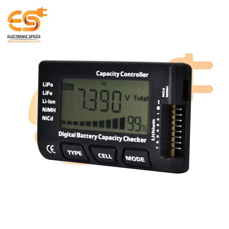 Buy 5-in-1 Digital Battery Cell Capacity Checker Tester Tool ...