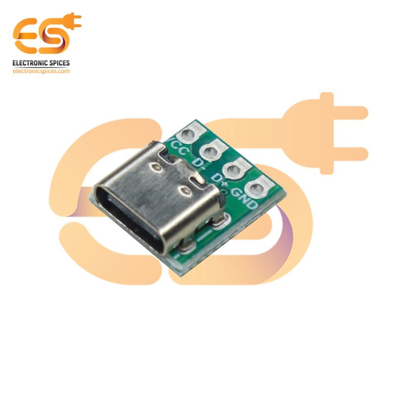 Explore USB 3.1 Type-C Female Connector Test PCB Board Adapter Socket