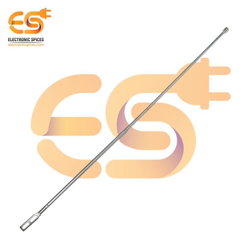 High-Quality Stainless Steel Silver 4-Section AM/FM Radio Universal Antenna