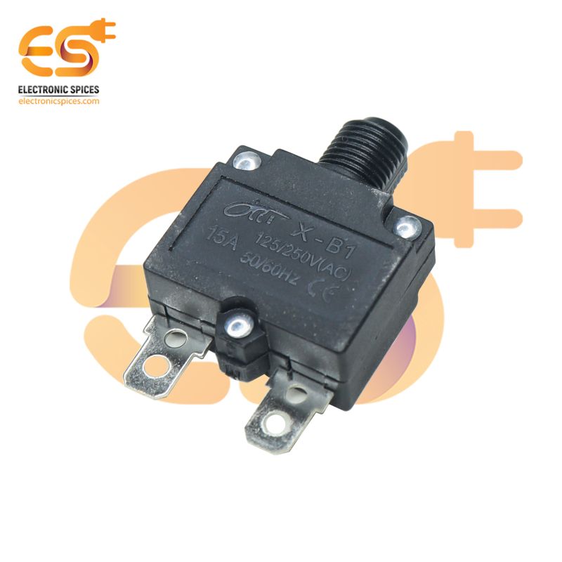 Buy 125/1250V AC 50V DC Push Button Circuit Breaker 15Amp Thermal ...