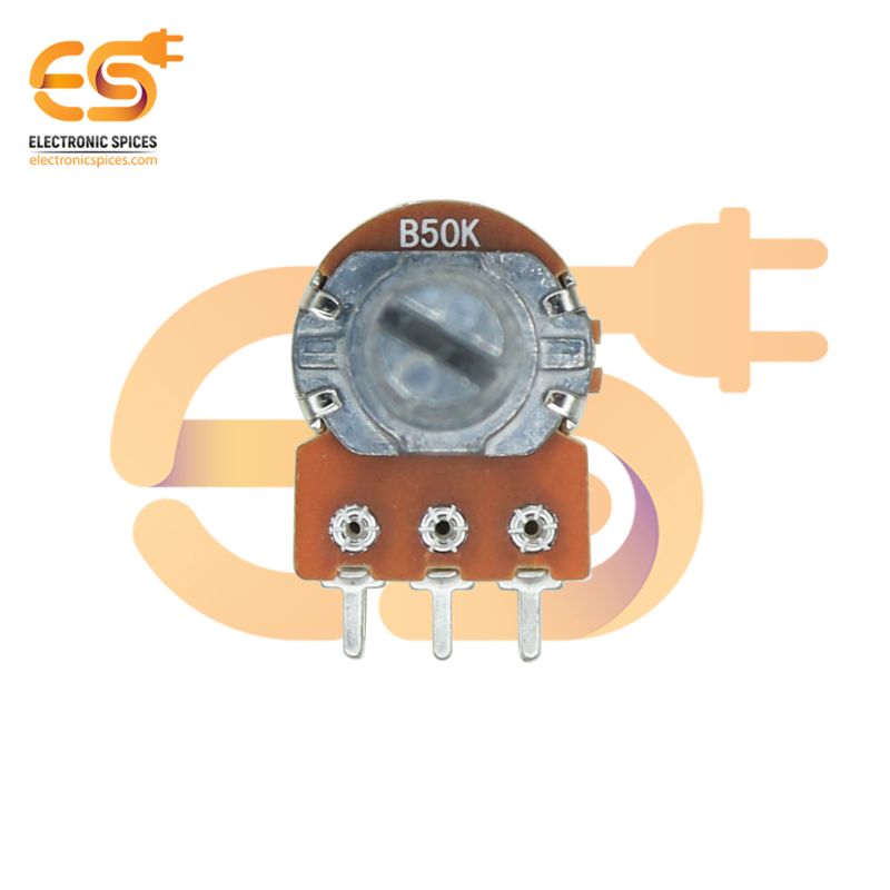 Buy 50k Ohm Dual Linear Taper Volume Control Potentiometer Switch - 8 ...