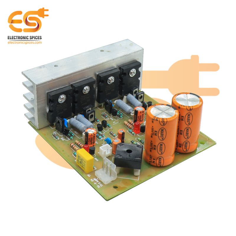 MOSFET-Based 200 Watt Stereo Amplifier Circuit Board at Electronic Spices