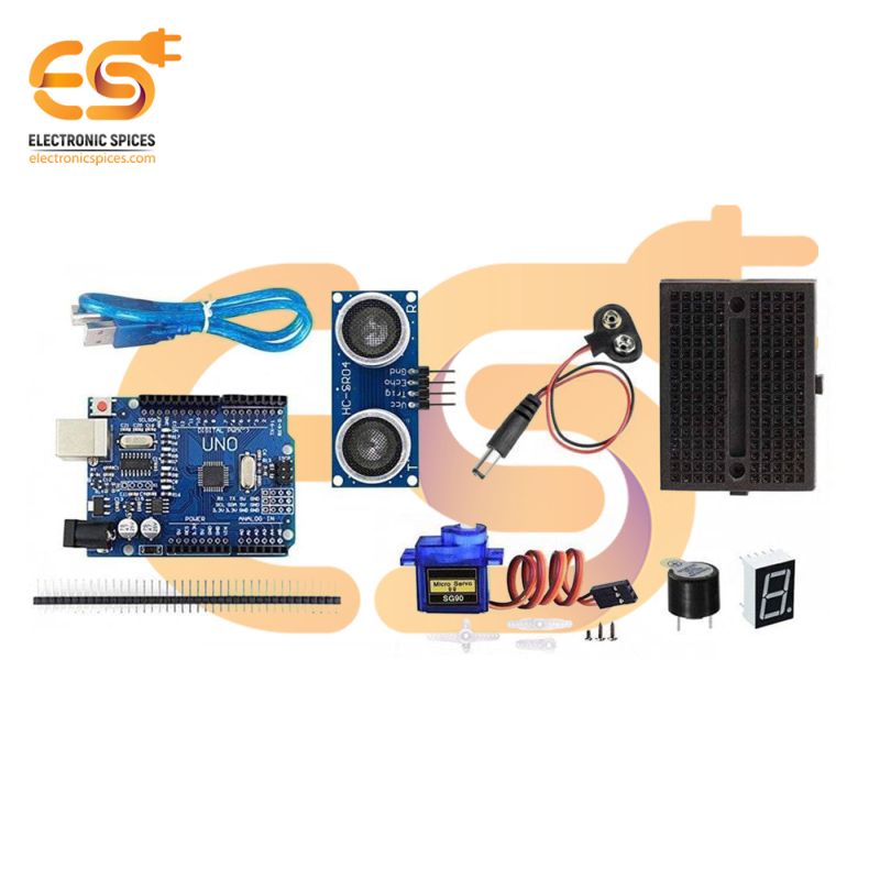 Combo Of Arduino Smd Uno Breadboard Led Resistor Jumper Wires Diy