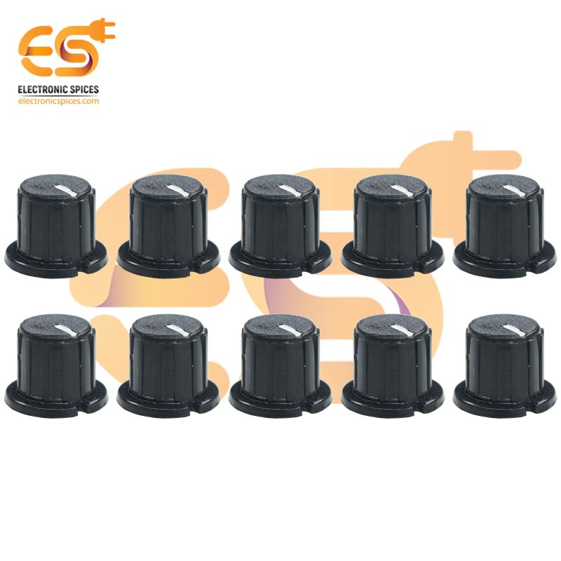 Buy Rotary Knobs for Potentiometer Volume Control - Pack of 10 ...