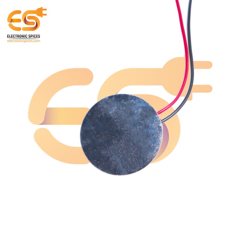 35mm Diameter Piezoelectric Sensor Plate With Wire.| Electronicspices