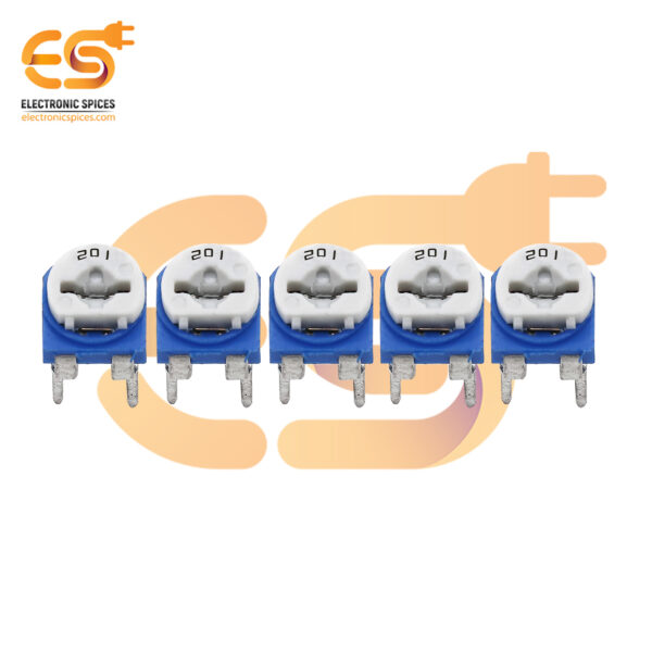 Buy 200 ohm ( Ω ) vertical preset variable resistor pack of 5