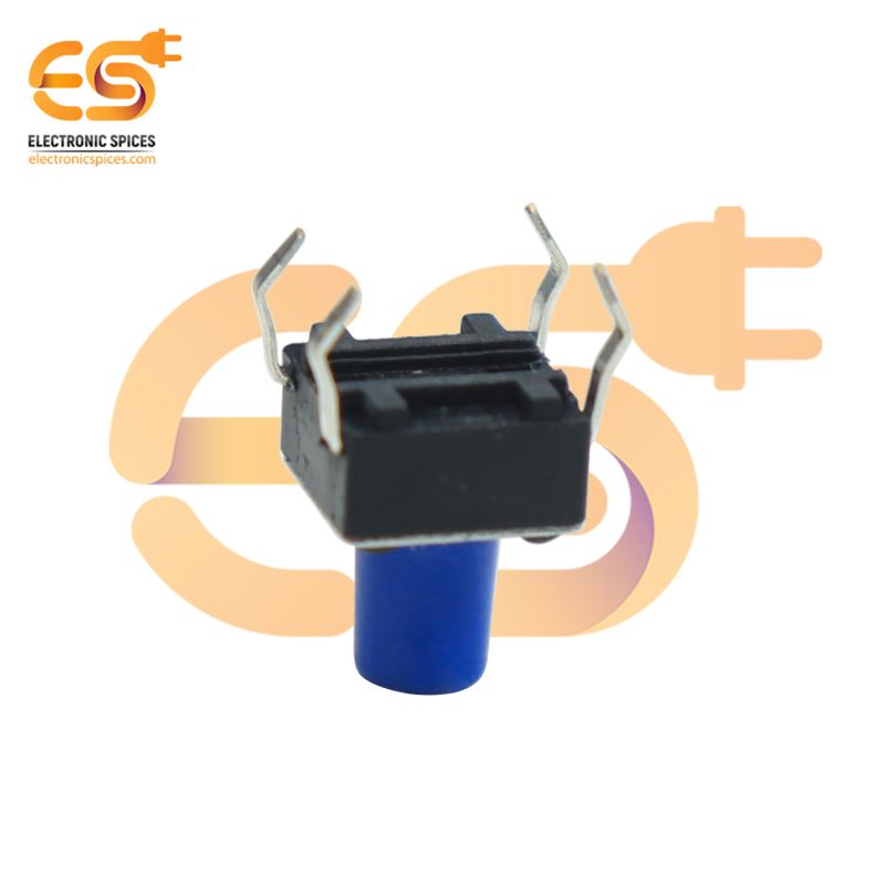 6x6x8mm Blue Tactile Momentary Push Button Switch - Pack of 200 ...