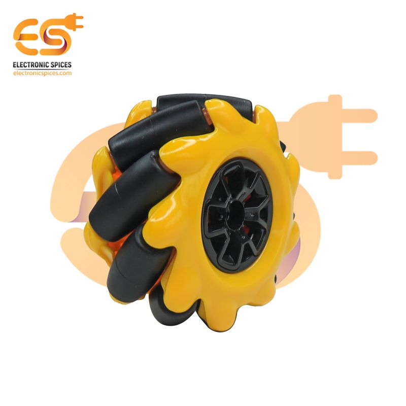 48mm x 25mm Smart Robot Car Omni-Directional Mecanum Wheel - Pack of 4 ...