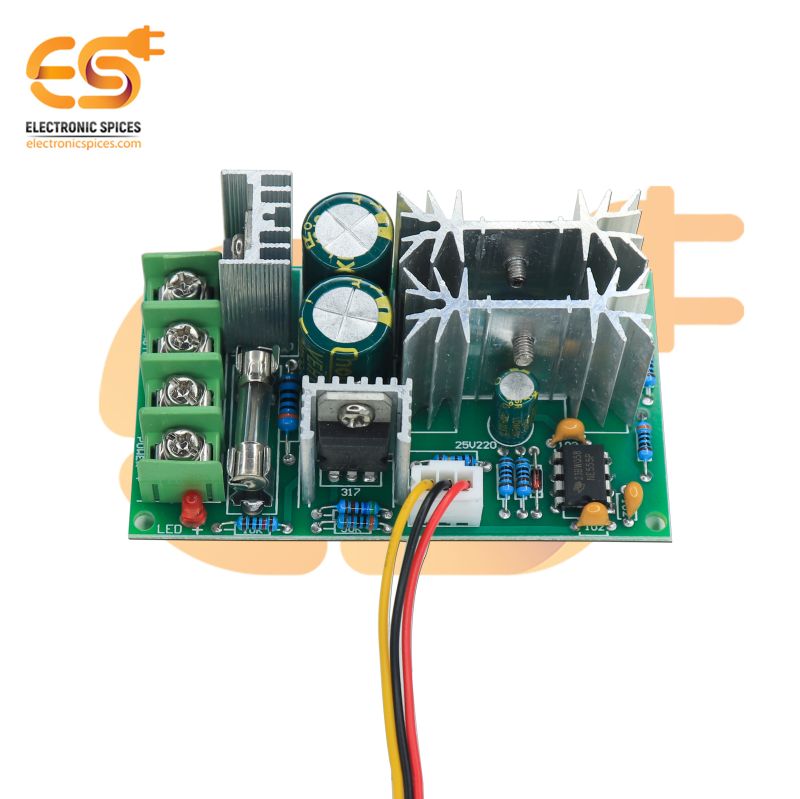 DC 9-60V 20A PWM DC Motor Speed Controller | Electronic Spices